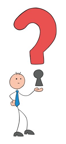 Stickman Question Vector Images (over 720)