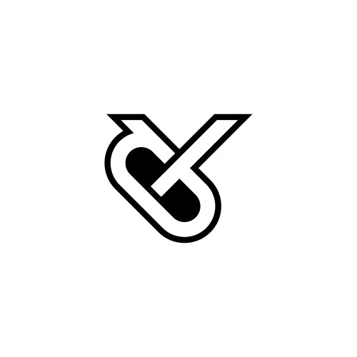 Yg or gy logo and icon design Royalty Free Vector Image
