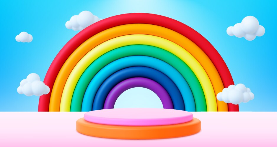 Rainbow Stage Vector Images (over 500)