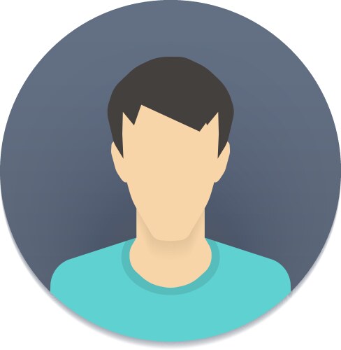 Male avatar profile picture Royalty Free Vector Image