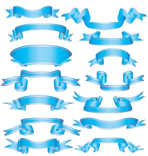 Ribbons Royalty Free Vector Image - VectorStock