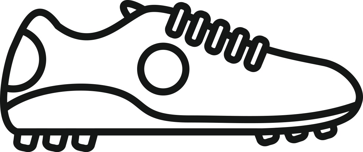 Boot footsteps icon or footprint silhouette Vector Image