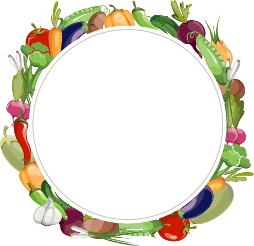 Vegetable Frame Vector Images (over 20,000)