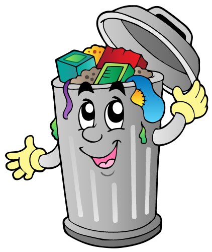 Dustbin Cartoon Vector Images (over 3,300)