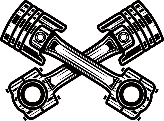 Piston Royalty Free Vector Image - VectorStock