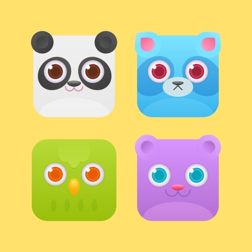 Square Animals Vector Images (over 30,000)
