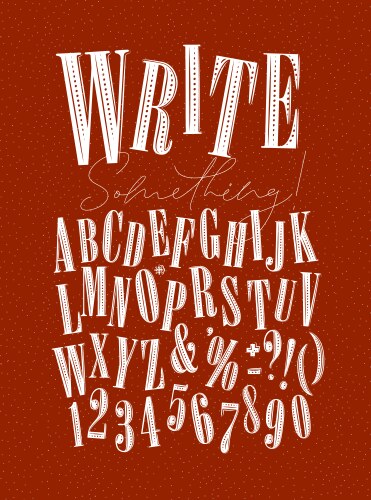 Vintage gothic alphabet Royalty Free Vector Image