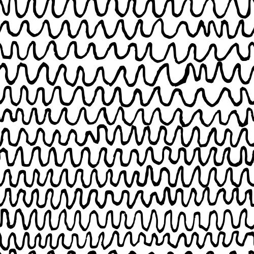 Bold black and white inky lines line art drawing Vector Image