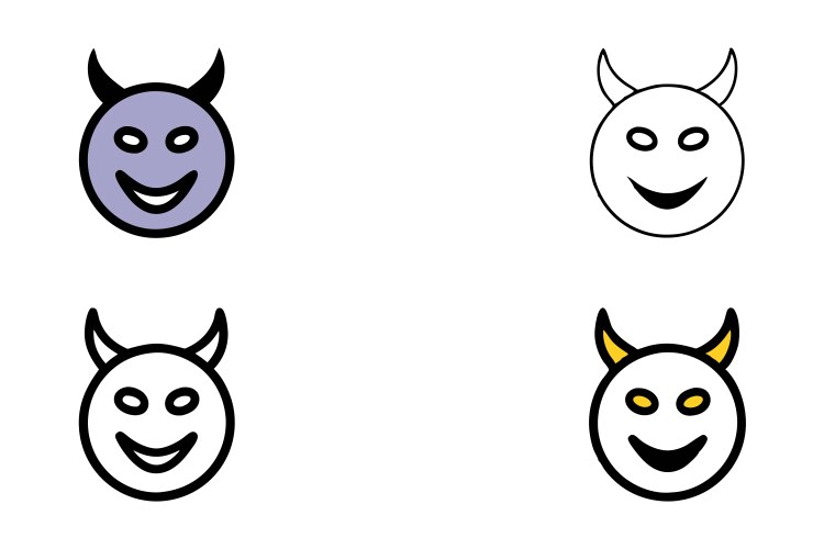 Evil Emoticon Vector Images (over 6,100)