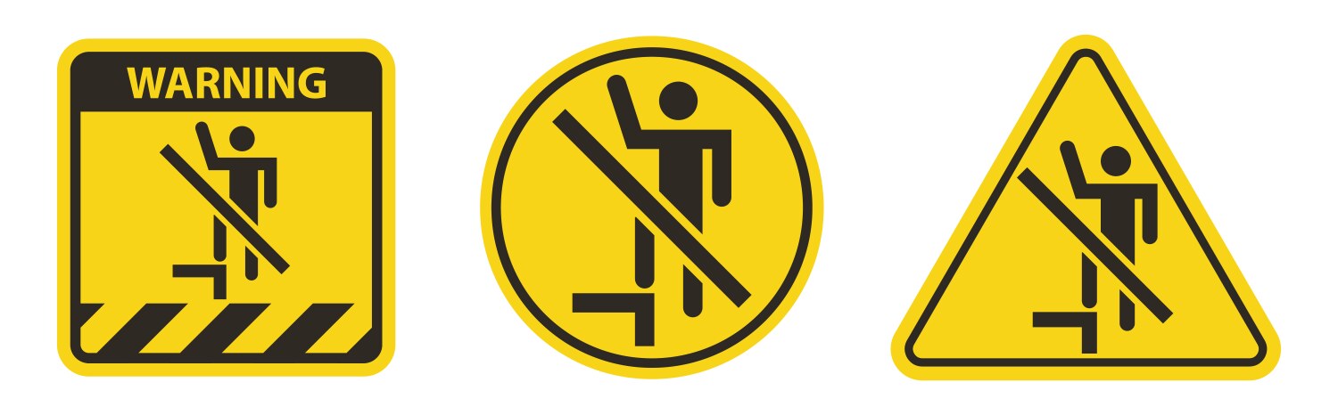 Do not step Vector Images & Graphics for Commercial Use | VectorStock