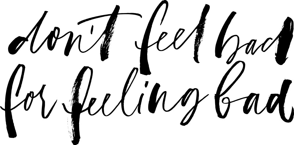 Take care of yourself lettering quote self-care Vector Image