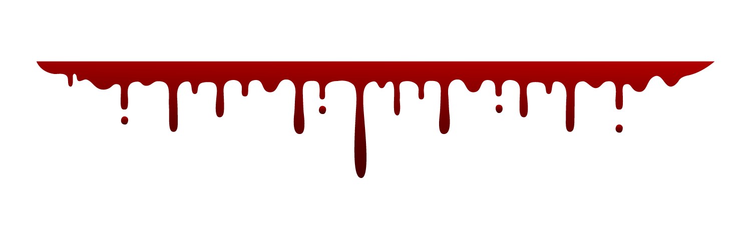 Green slime goo paint drip spooky liquid borders Vector Image