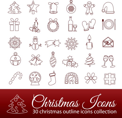 Christmas Outline Vector Images (over 100,000)
