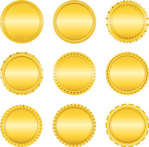 Blank round labels Royalty Free Vector Image - VectorStock Blank round labels Royalty Free Vector Image - VectorStock