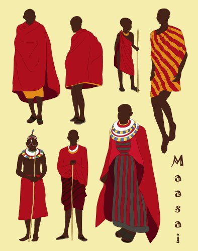 Maasai Vector Images (over 310)