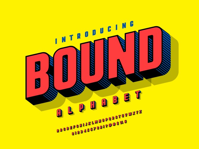 Stylized font Royalty Free Vector Image - VectorStock