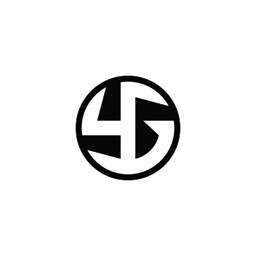 Yg or gy logo and icon design Royalty Free Vector Image