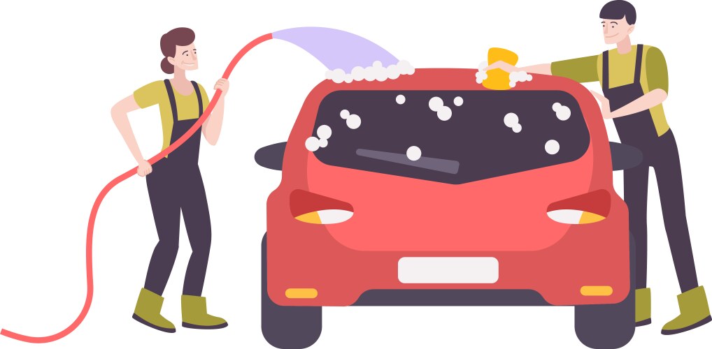 Mechanic flat Royalty Free Vector Image - VectorStock