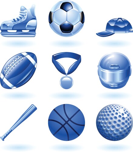 Sports icon set Royalty Free Vector Image - VectorStock