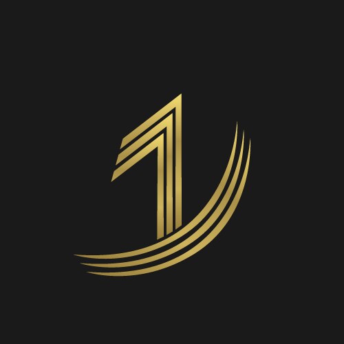 Number 61 logo Royalty Free Vector Image - VectorStock