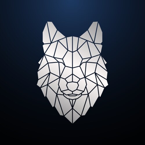 Polygon Wolf Vector Images (over 770)