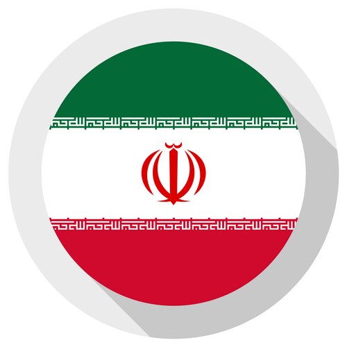 Simple round flag Royalty Free Vector Image - VectorStock