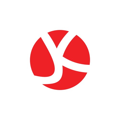 Letter jk circle linked logo Royalty Free Vector Image