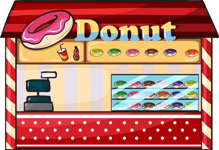 Donut Cartoon Vector Images (over 25,000)