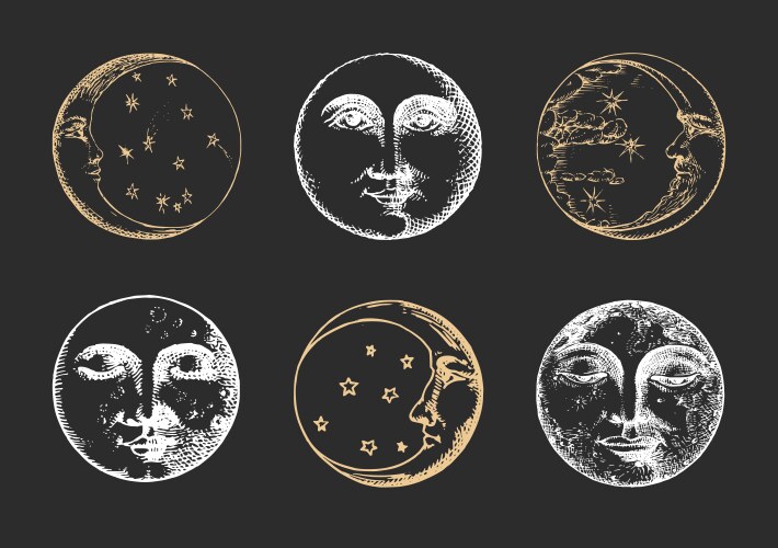 Freemason Symbol with Moon and Stars Vector Images (over 210)