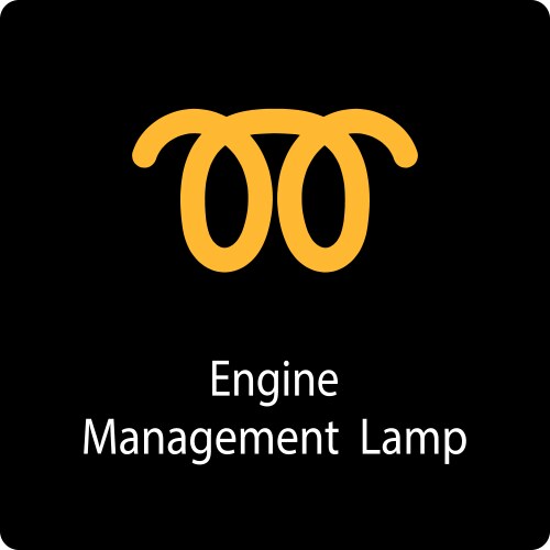 Warning dashboard car icon engine oil level Vector Image