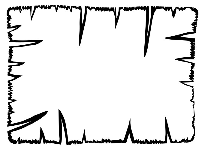 Burned Parchment Outline Royalty Free Vector Image