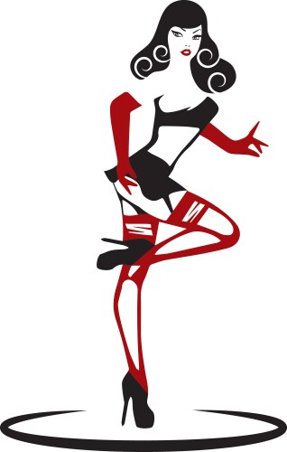 Girls for text Royalty Free Vector Image - VectorStock