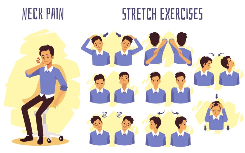 Neck Exercises Vector Images (over 610)