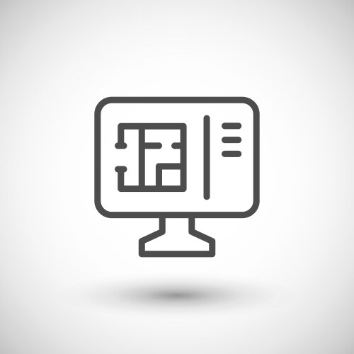 Visual modeling tools concept icon Royalty Free Vector Image Visual modeling tools concept icon Royalty Free Vector Image