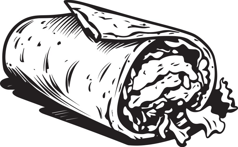 Burrito breakdown understanding regional Vector Image