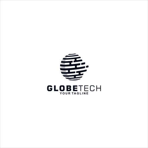 Global connect logo design idea Royalty Free Vector Image