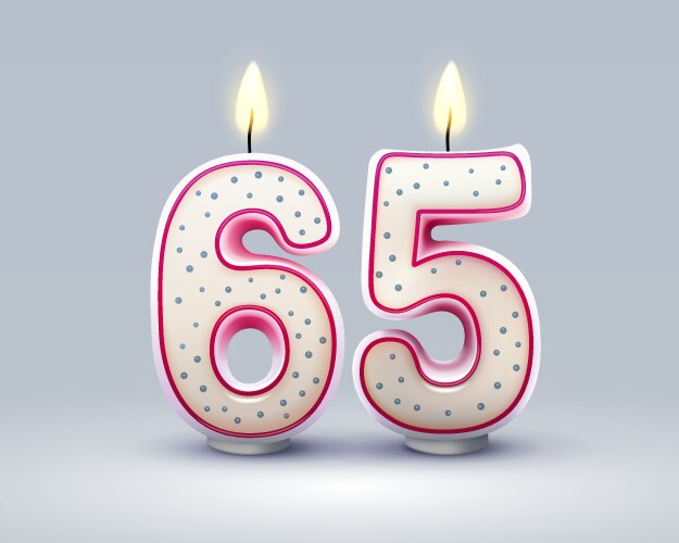 Happy Birthday 65 Vector Images (over 790)