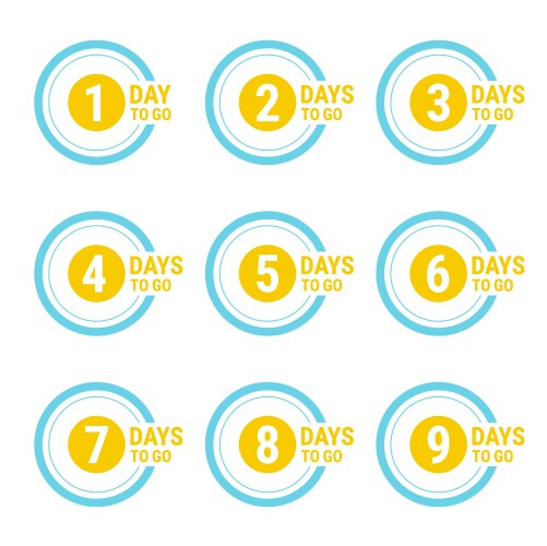7 Days to Go Vector Images (over 770)