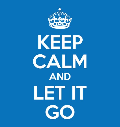 Keep calm and trust god poster quote Royalty Free Vector