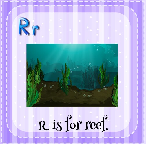 Letter r Royalty Free Vector Image - VectorStock