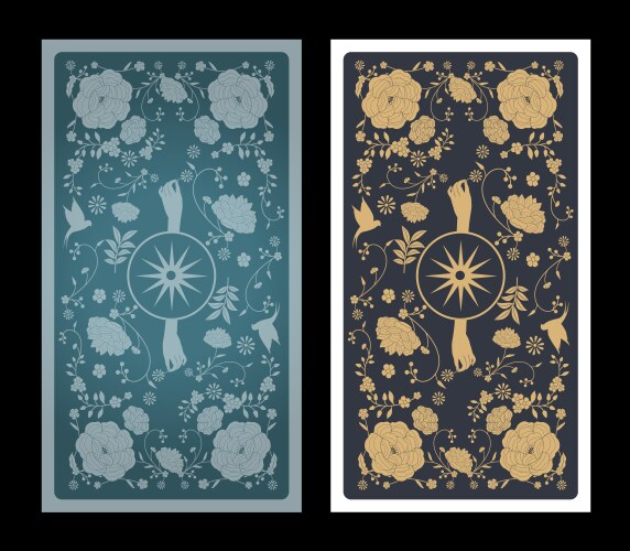 Tarot poster with astrological and celestial Vector Image