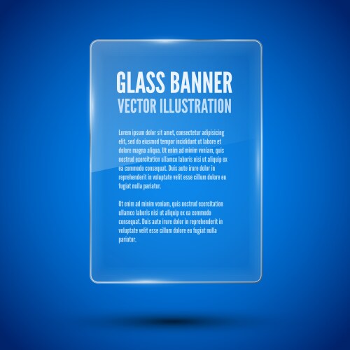 Plastic glass Royalty Free Vector Image - VectorStock