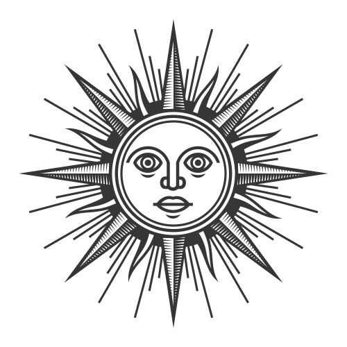 Medieval Sun Vector Images (over 2,600)