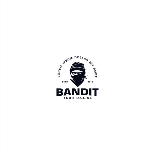 Bandit logo Vector Images & Graphics for Commercial Use | VectorStock