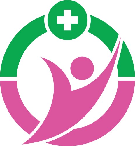 Health care logo Royalty Free Vector Image - VectorStock