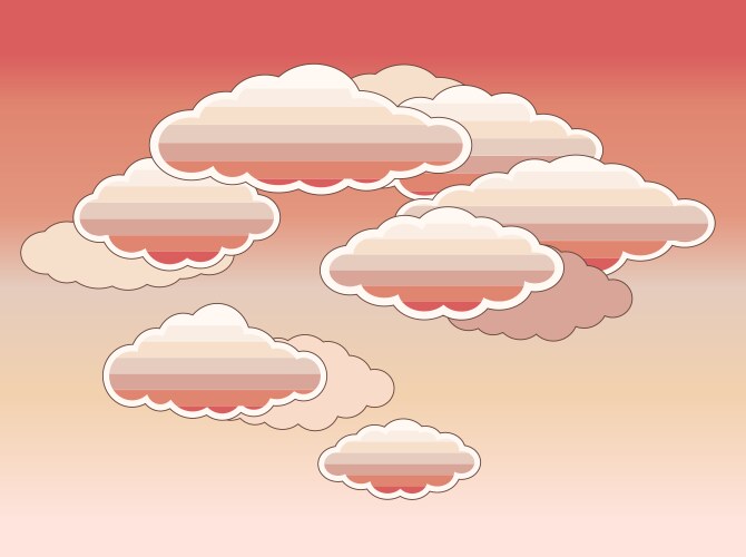 Stylized Clouds Vector Images (over 5,100)