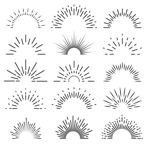 Light Burst Vector Images (over 79,000)