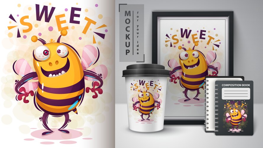 Cool Bee Vector Images (over 810)