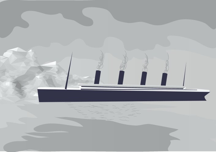 Titanic Vector Images (over 2,100)