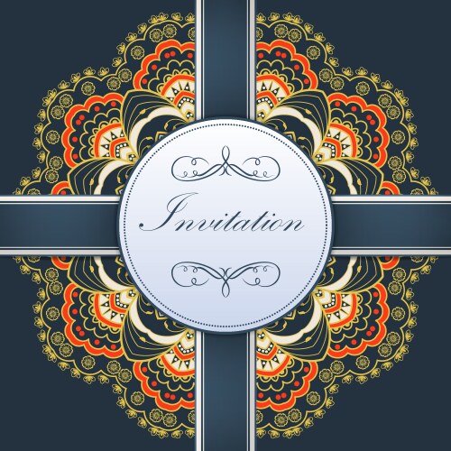Wedding invitation and announcement Royalty Free Vector